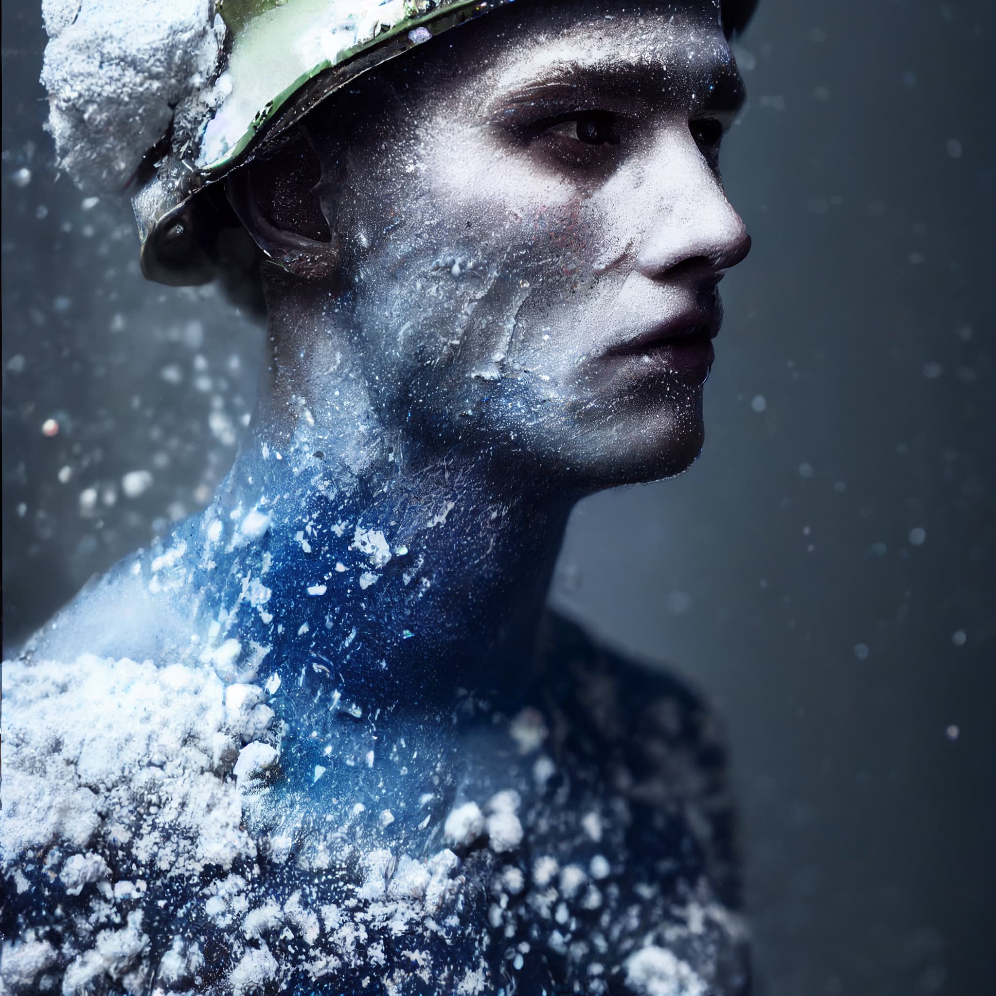 Soldier Portraits - Dystopian Blue